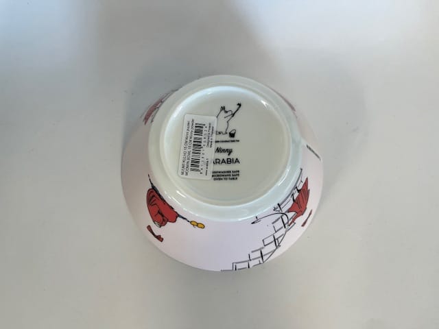 Muumi Ninni puuteri kulho - Antiikki Ajaton